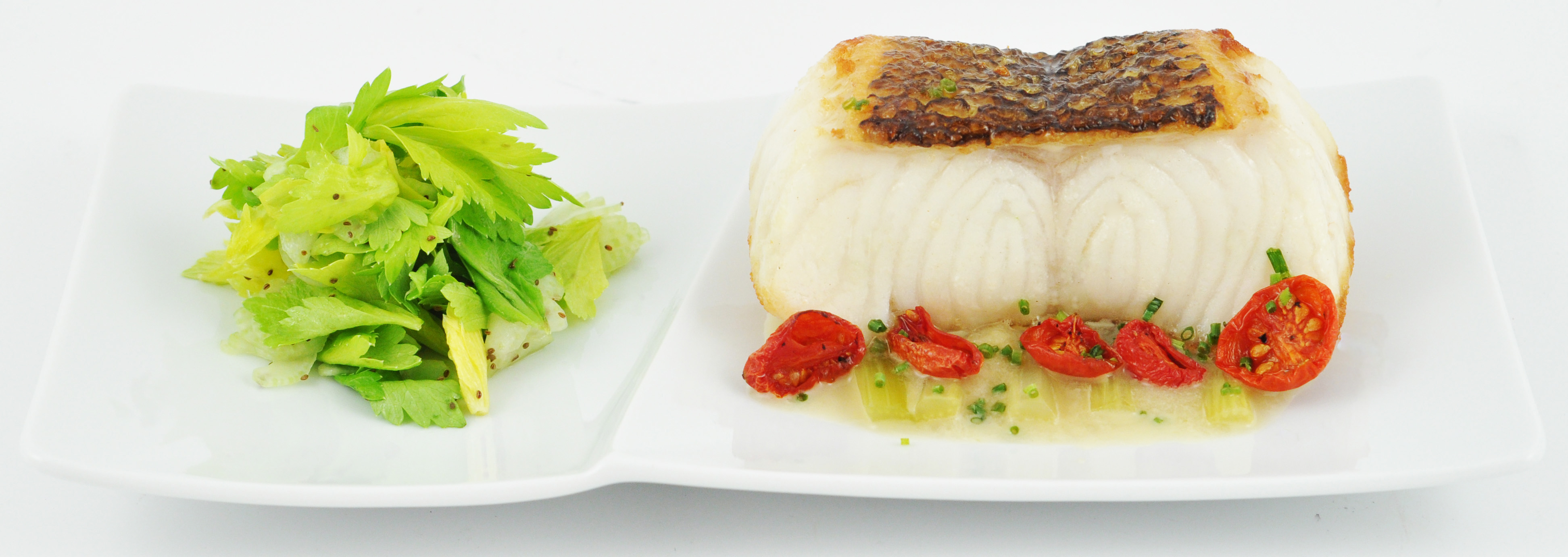 Beautifully Plated Chilean Sea Bass